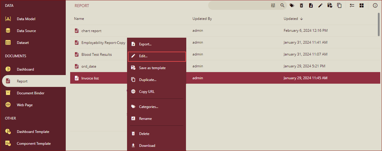 Info panel | Wyn Documentation